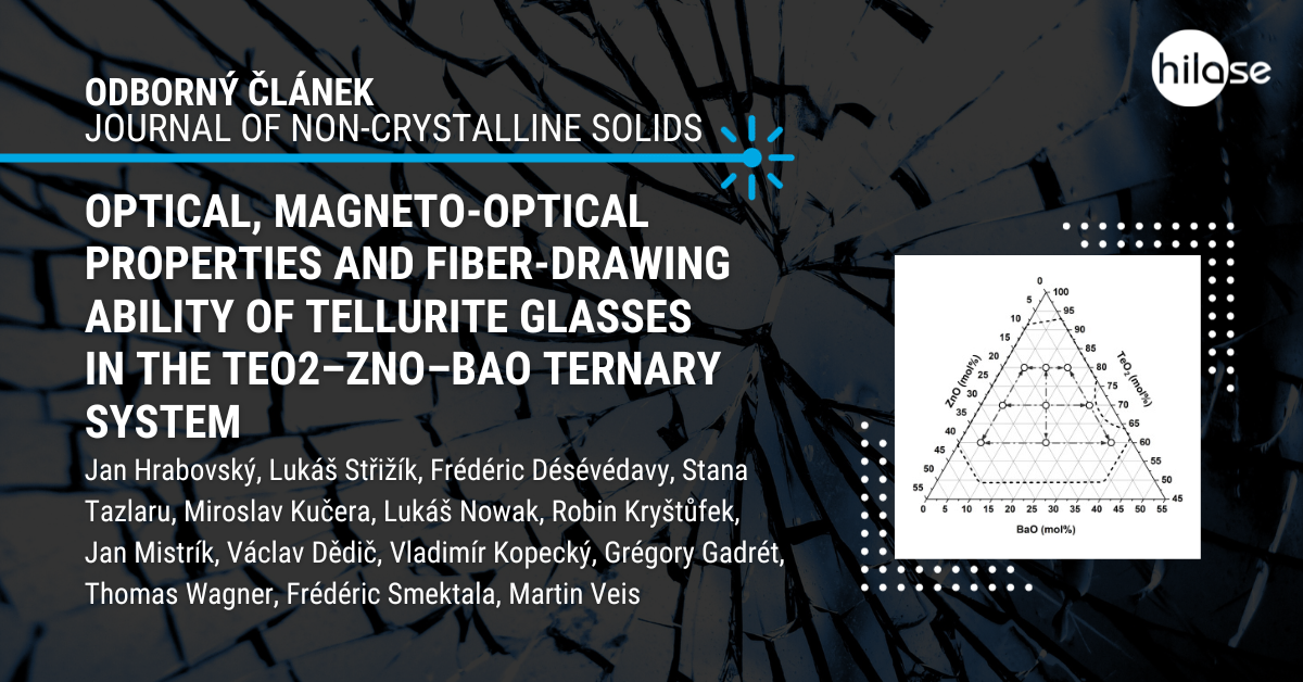 Optical, magneto-optical properties and fiber-drawing ability of ...