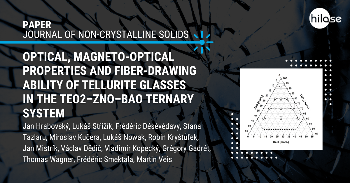 Optical, magneto-optical properties and fiber-drawing ability of ...