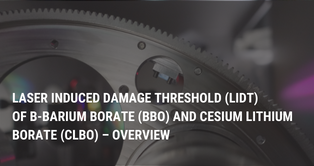 Laser induced damage threshold (LIDT) of β-barium borate (BBO) and ...